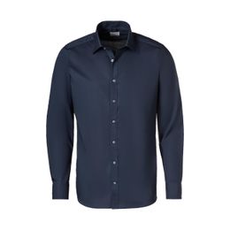 OLYMP Herren Businesshemd "OLYMP Level Five, Body Fit, New York Kent", blau, Gr. 41, 97% Baumwolle, 3% Elastolefin, Hemden