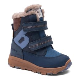 bisgaard Damen Winterstiefel "spencer tex", Gr. 27, blau, Leder, Textil, Schuhe, Winterboots mit Lammwolle, Gr&ouml;&szlig;enschablone zum Download