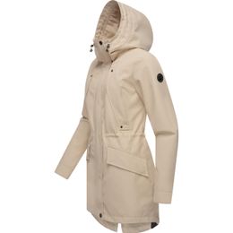 Ragwear Damen Regenmantel "Begonia", beige, Gr. XL, Obermaterial: 100% Polyester. Innenfutter: 100% Polyester, M&auml;ntel, Wasserdichter Damen