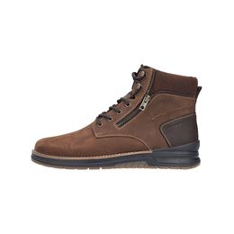 Rieker Herren Schn&uuml;rstiefelette "Rieker Stiefelette Leder", Gr. 43braun, Leder, Schuhe