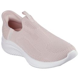 Slip-On Sneaker Skechers "ULTRA FLEX 3.0-EASY WIN", Damen, Gr. 35, rosa, Textil, Schuhe Slip-On Sneaker, Slipper, Sneaker mit Handsfree Slip-ins Technologie