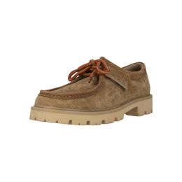 Clarks Herren Schn&uuml;rschuh "Cleyhill Seam", Gr. 47, braun, Leder, Schuhe, mit XTRALITE-Laufsohle