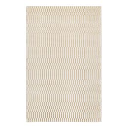 Teppich Esprit "Linn", creme beige, B:120cm H:12mm L:170cm, Polyester, Teppiche, Teppich, Kurzflorteppich, gewebt, geometrisch, modern, skandi, Wohnzimmer
