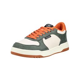 Scotch & Soda SCOTCH & SODA Herren Sneaker "Scotch & Soda Sneaker Lederimitat/Mesh", Gr. 41, gr&uuml;n, Lederimitat, Textil, Schuhe