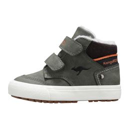 Kangaroos M&auml;dchen Sneaker "KaVu Primo V", Gr. 24, gr&uuml;n, Synthetik, Textil, Schuhe, mit Klettverschluss