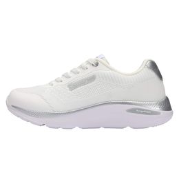 Kangaroos Damen Sneaker "K-WN MALAGA", Gr. 42wei&szlig;, silber, Synthetik, Textil, Schuhe