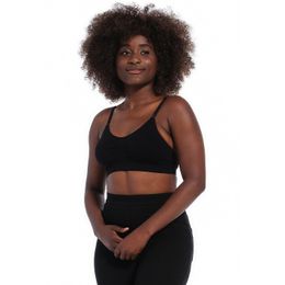 Damen B&uuml;gelloser BH "Comfort Bra", MAGIC BODYFASHION, Gr. XL, schwarz, Obermaterial: 89% Polyamid, 11% Elasthan, unifarben, BHs, bequemer nahtloser
