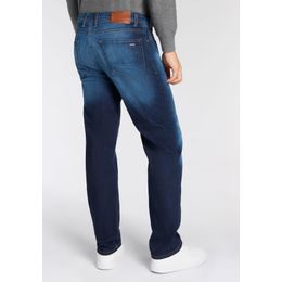 MAC Herren Regular-fit-Jeans "Rick"dunkelblau authenic 3d use, Gr. 32, unifarben, Denim/Jeans, Obermaterial: 99% Baumwolle, 1% Elasthan, Jeans, im
