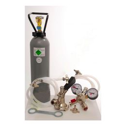 ich-zapfe Zubeh&ouml;rpaket 4 mit 2,0 kg CO2 f&uuml;r 2 leitige Zapfanlagen mit 1 * Kombi Fitting und 1 * Korb Fitting
