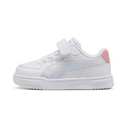 Puma M&auml;dchen Sneaker "CAVEN III HOLO 20 AC INF", Gr. 21, wei&szlig;, Synthetik, unifarben, Schuhe, f&uuml;r Kinder, sportlicher Stil, mit Gummilaufsohle
