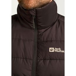 Jack Wolfskin Herren Daunenweste "ATHER DOWN VEST M RDS"peat, Gr. M, Obermaterial: 100% Polyester. F&uuml;llung: 90% Entendaune, 10% sonstige Fasern,