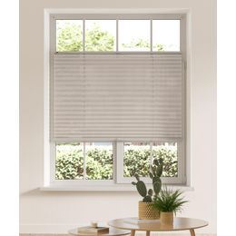 Plissee OTTO HOME, B:100cm H:130cm, beige, Obermaterial: 100% Polyester, Badezimmer, Plissees, "LAHOLM", Fixma&szlig;, Bestseller mit &uuml;ber