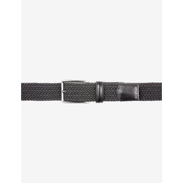 Brax Herren Lederg&uuml;rtel "Style HERRENG&Uuml;RTEL", schwarz, Gr. 95, Elasthan, Kunstfaser, G&uuml;rtel