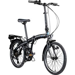 Z&uuml;ndapp Z&uuml;ndapp ZF20 Speed Folder 20 Zoll Klapprad Faltrad Stadtrad Fahrrad faltbar Klappfahrrad StVZO