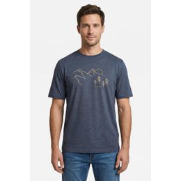 Funktionsshirt Killtec "KOS 78 MN TSHRT", Herren, Gr. L, nachtblau, Obermaterial: 65% Polyester, 30% Baumwolle, 5% Elasthan, Shirts Funktionsshirt