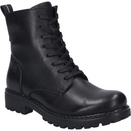 Josef Seibel Damen Stiefelette "Marta 02, black-black", Gr. 39, schwarz, Obermaterial: 100% Rindsleder Leather cow., Schuhe