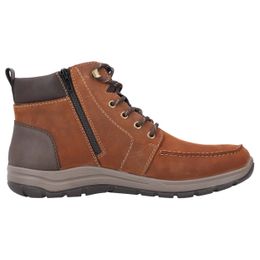 Rieker Herren Winterboots, Gr. 42, braun, Leder, Lederimitat, Schuhe, Outdoorschuh, Schn&uuml;rboots, Stiefelette mit RiekerTEX-Membran