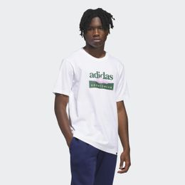Herren T-Shirt "M SPRTMN MTN T"wei&szlig;, Gr. XL, adidas Sportswear, Obermaterial: 100% Baumwolle, Shirts