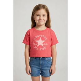 Converse M&auml;dchen T-Shirt "CNVG S/S DISSECTED CTP T-SHIRT"cherry balm, Gr. 104, Obermaterial: 60% Baumwolle, 40% Polyester, Shirts, f&uuml;r Kinder,