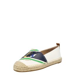 Lauren by Ralph Lauren Lauren Ralph Lauren Espadrilles Damen Gr&ouml;&szlig;e 37 creme / navy / gold / gr&uuml;n