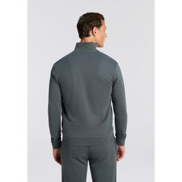 BOSS Herren Sweatjacke "Tracksuit Jacket", Gr. L, gr&uuml;n, Jersey, Obermaterial: 70% Baumwolle, 30% Polyester, unifarben, Sweatjacken, Neuheit,