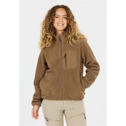 WHISTLER Damen Fleecejacke "Felis"camelfarben, Gr. 42, unifarben, 100% Polyester, Jacken, in atmungsaktiver Qualit&auml;t