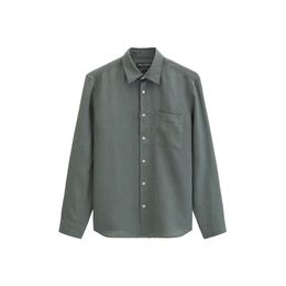 Marc O'Polo MARC O'POLO Herren Leinenhemd, gr&uuml;n, Gr. XL, Web, Obermaterial: 100% Leinen, Hemden, im klassisch cleanen Look