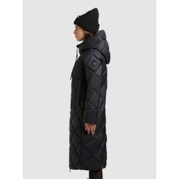 Khujo Damen Steppmantel "Cilia"schwarz, Basic, Gr. XXL, Obermaterial: 100% Nylon. Innenfutter: 100% Nylon. Wattierung: 100% Polyester, M&auml;ntel,