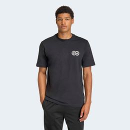 Herren T-Shirt "M HOT NP T"schwarz, Gr. M, adidas Sportswear, Obermaterial: 100% Baumwolle, Shirts, sportlicher Stil, ohne Verschluss, aus Baumwolle