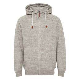 11 Project Herren Kapuzensweatjacke "Kapuzensweatjacke PRMense", grau, Gr. S, Obermaterial: 60% Baumwolle CO. 40% Polyester PES., Sweatjacken