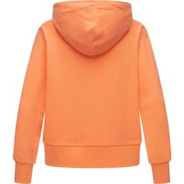 Ragwear Damen Kapuzensweatjacke "Taila", orange, Gr. XS, Sweatware, Material: 70% Baumwolle, 30% Polyester, Sweatjacken, modische Damen Sweatjacke