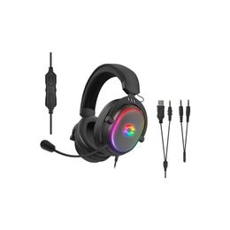 Speed-Link SPEEDLINK CONUX RGB Stereo Gaming Headset - for PC/PS5/PS4/Xbox SeriesX/S/Switch 2/Switch/OLED/Lite , black