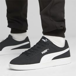 Puma Damen Sneaker "Puma Smash 3.0 Buck Sneakers Erwachsene", Gr. 45, schwarz-wei&szlig;, Obermaterial: Synthetik, Textil, Leder. Futter: Textil.