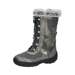 Lico M&auml;dchen Winterboots "Winterboot Cathrin", Gr. 27, grau, Synthetik, Schuhe