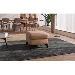 Sit & More Polsterhocker SIT & MORE "Astoria", braun (macciato), B:63cm H:48cm T:74cm, 100% Polyester, Hocker, Polsterhocker, Passend zur "Astoria"-Serie