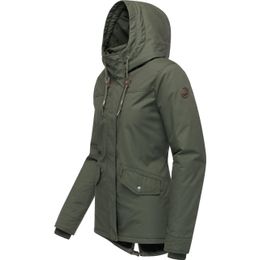 Ragwear Damen Winterjacke "Parkker Warm YOUMODO"olivgr&uuml;n, Gr. XS, Obermaterial: 65% Polyester, 35% Baumwolle. Innenfutter: 100% Polyester.
