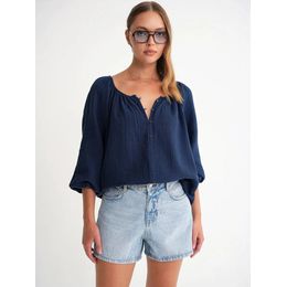 Mixray Bluse Damen Gr&ouml;&szlig;e M marine