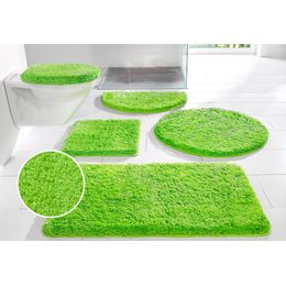 Badematte OTTO HOME, H:30mm, gr&uuml;n, Polyester, Badematten, "Sanremo Standard, Badvorleger, Badezimmer Teppich, sehr weich", Badteppich, unifarben,