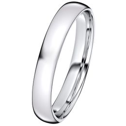 DOOSTI Damen Trauring "Schmuck Geschenk Silber 925 Trauring Ehering Partnerring LIEBE", 56, ohne Zirkonia, Silber 925 (Sterlingsilber), 3,5mm,