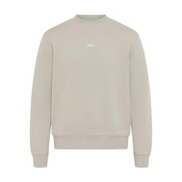 BOSS Orange Herren Sweatshirt "WeSmallcrew", beige, Gr. L, Sweatware, Obermaterial: 100% Baumwolle, Sweatshirts, mit Logo auf der Brust