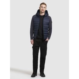 Khujo Herren Anorak "NILON", blau, Gr. M, unifarben, Web, 100% Nylon, Jacken