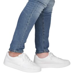 RIEKER SPORT Herren Slip-On Sneaker "Swing2GO", Gr. 41wei&szlig;, Textil, Schuhe, Schlupfschuh, Freizeitsneaker mit aufgesetzter Schn&uuml;rung