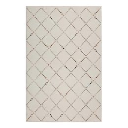 Teppich Esprit "Ina", beige, B:80cm H:12mm L:150cm, Polyester, Teppiche, Teppich, Kurzflorteppich, gewebt, geometrisch, modern, Wohnzimmer, streifen