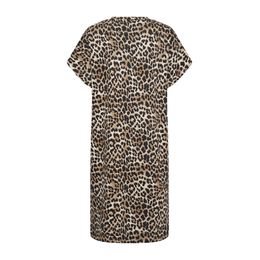 soyaconcept Damen Jerseykleid "Soya Concept Dress SC-OPHIA 11"8008c sand combi, Gr. S, Obermaterial: 75% Modal, 20% Polyester, 5% Elasthan, Kleider