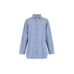 Damen Hemdbluse "Bea Shirt Damen"blau, Gr. S, Turtledove London, 100% Baumwolle, Blusen