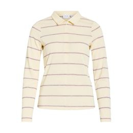 Vila Shirt 'VILYA ' Damen Gr&ouml;&szlig;e L hellbeige / hellpink