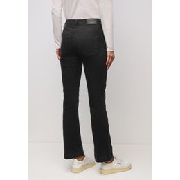 Street One Damen Comfort-fit-Jeans, schwarz, Gr. 32, unifarben, Web, 89% Baumwolle, 8% Polyester, 3% Elasthan, Jeans, aus Baumwolle mit Stretchanteil