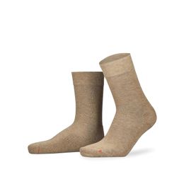 Socken Hudson "AIR PLUSH", Herren, Gr. 39-42, beigemeliert, Baumwollmischung, normal, Socken Socken, super weicher Laufkomfort, sportliches Design