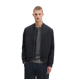 Marc O'Polo Sweatjacke MARC O'POLO "aus Scuba-Interlock", Herren, Gr. XXL, schwarz (schwarz navy), Obermaterial: 75% Baumwolle, 20% Polyester, 5% Elasthan, unifarben, regular fit, Sweatjacken Sweatjacke