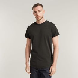 G-Star Raw G-STAR Herren T-Shirt "Lash", grau, Gr. M, unifarben, Jersey, Obermaterial: 100% Baumwolle, Shirts, mit kleinem Logodetail